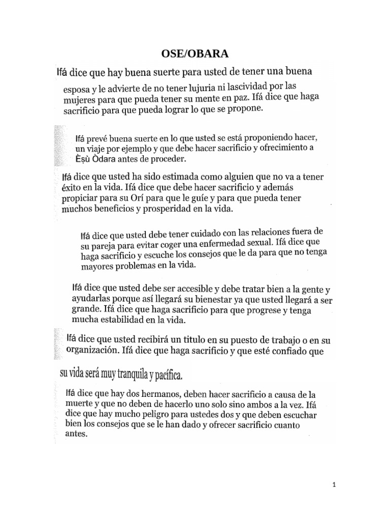 8 Ose Obara | PDF
