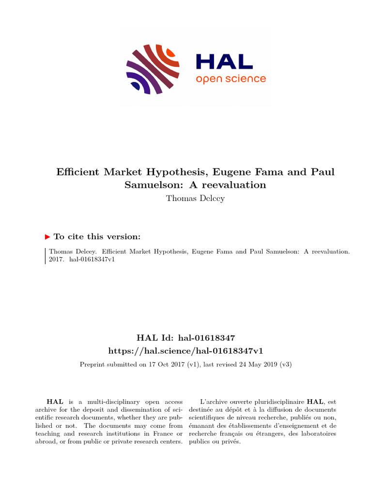 Delcey 2017, Reevaluation | PDF