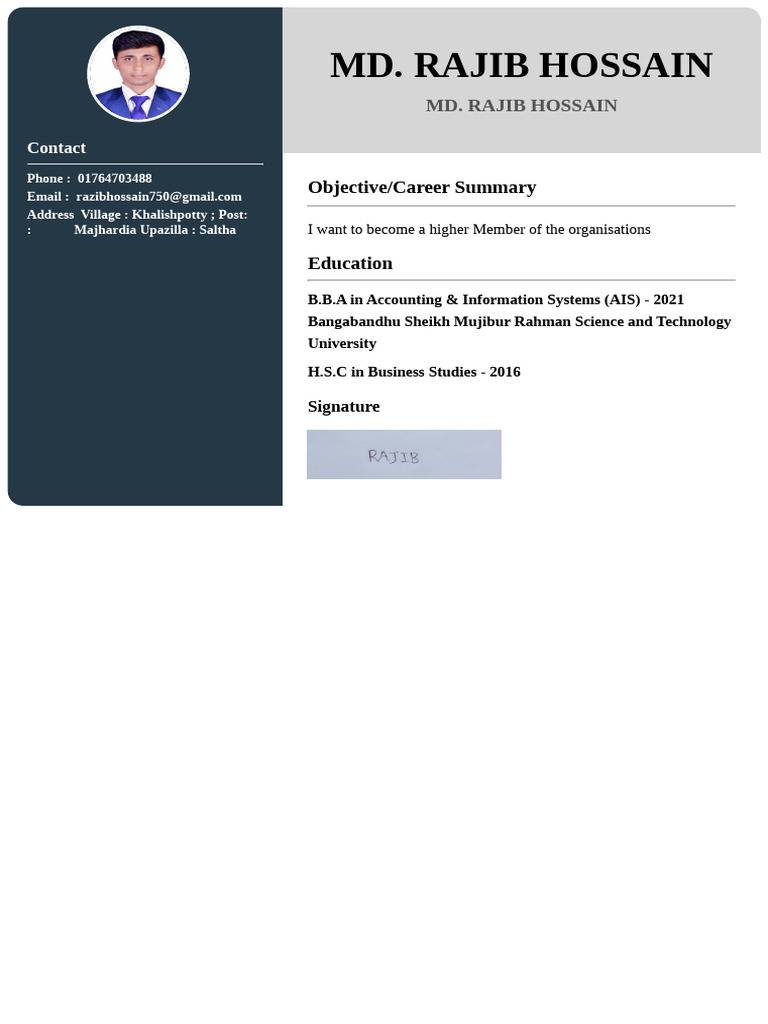 Md. Rajib Hossain | PDF