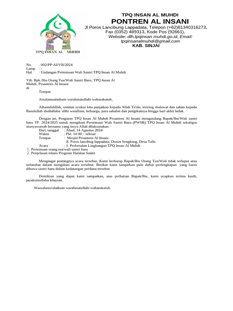 Format Kop Surat Baru | PDF