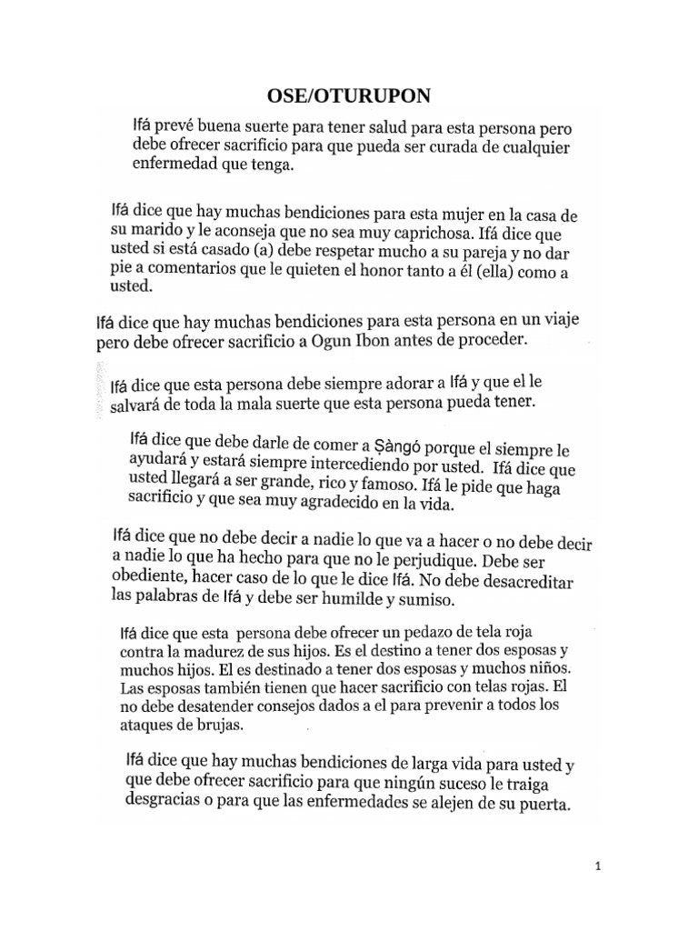 13 Ose Oturupon | PDF