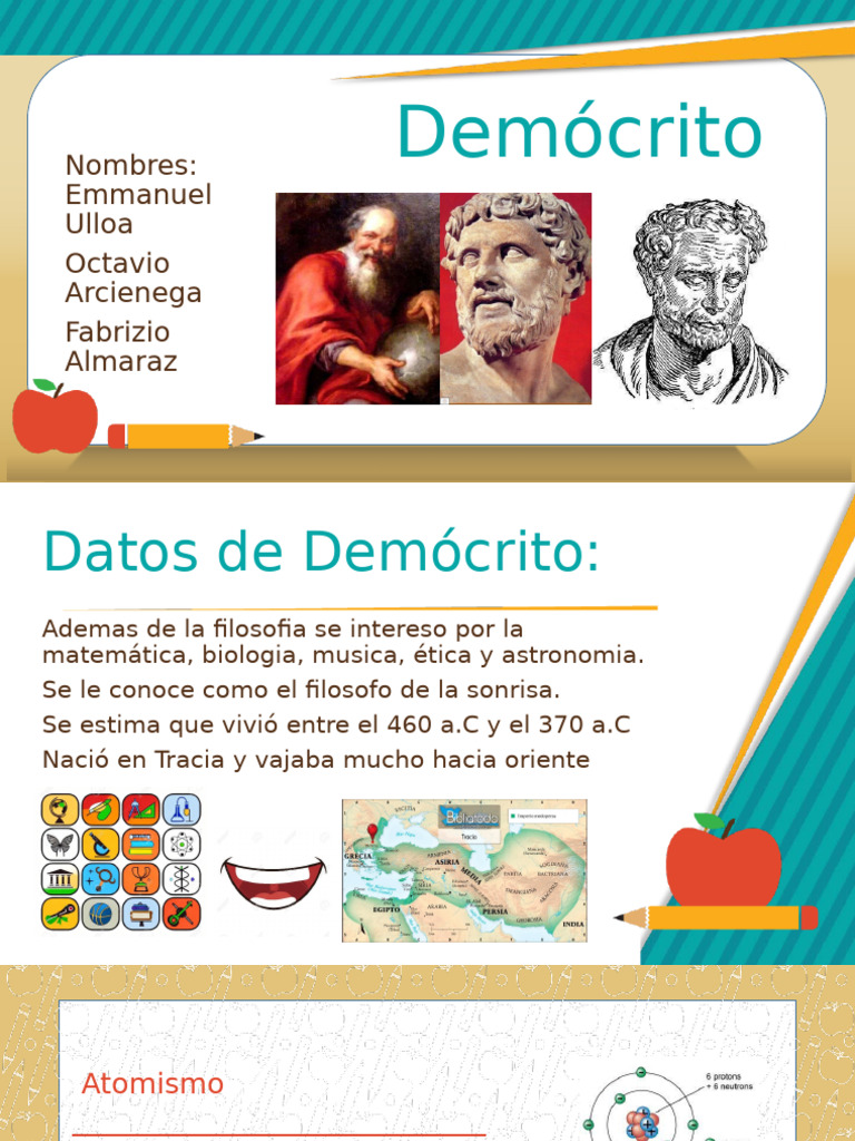 Demócrito y Otros | PDF