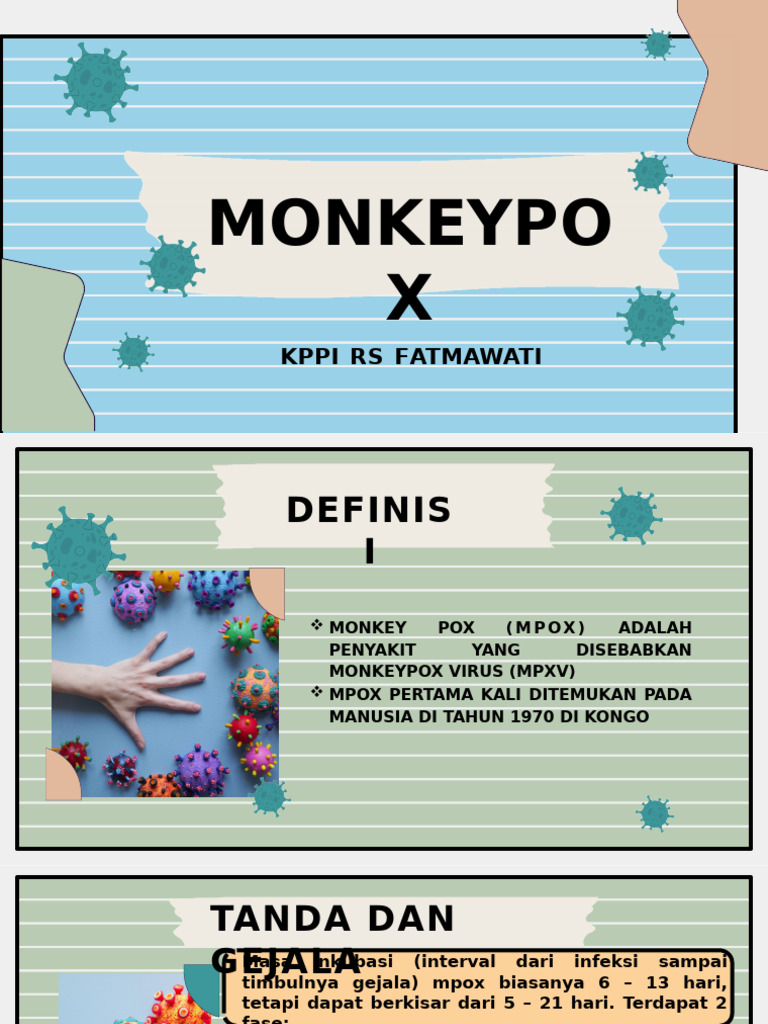 Monkeypox - Kppi Rs Fatmawati | PDF