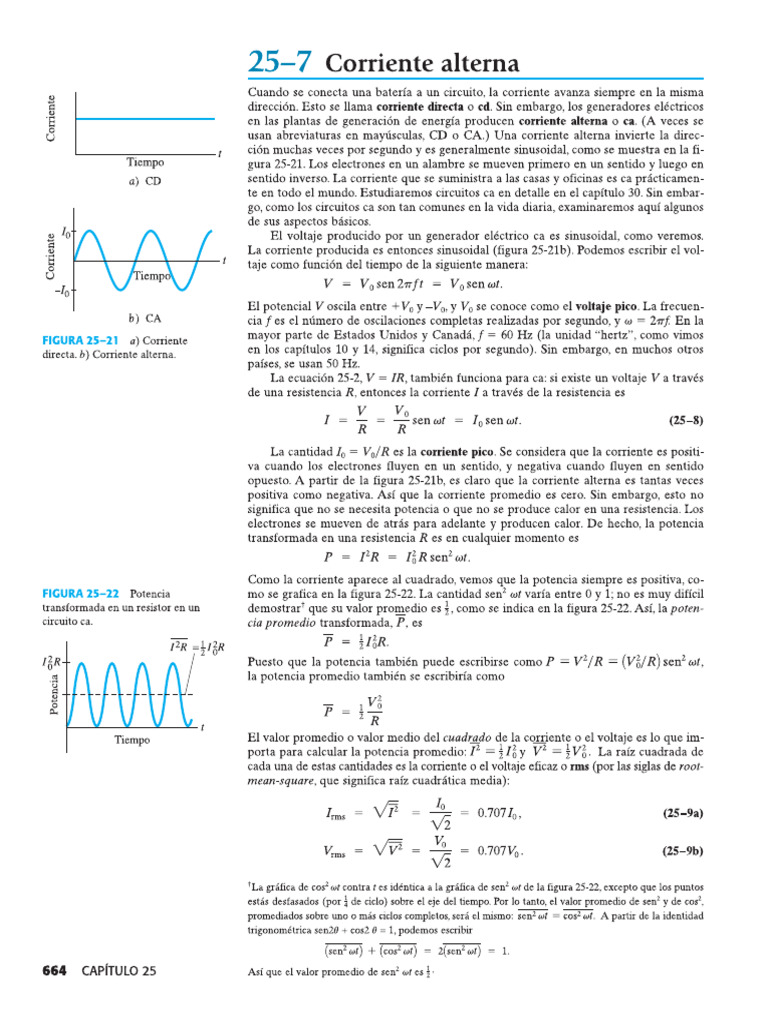 Corriente Alterna | PDF