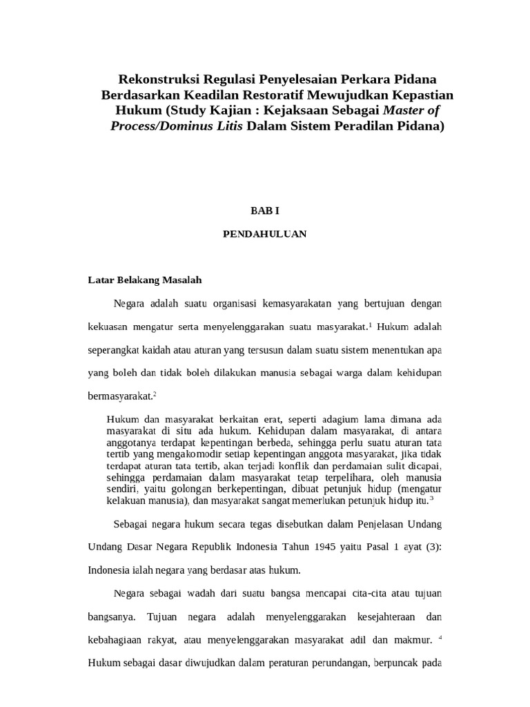 Master of Process/Dominus Litis | PDF