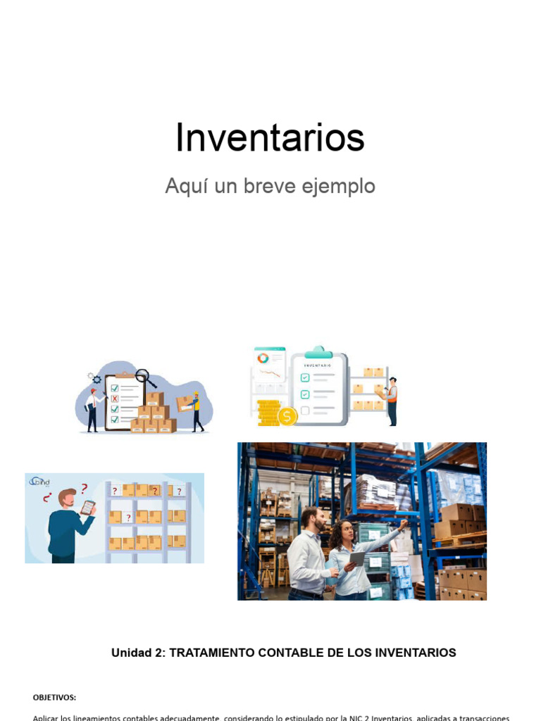 Inventarios 1 Fundamentos Teóricos | PDF