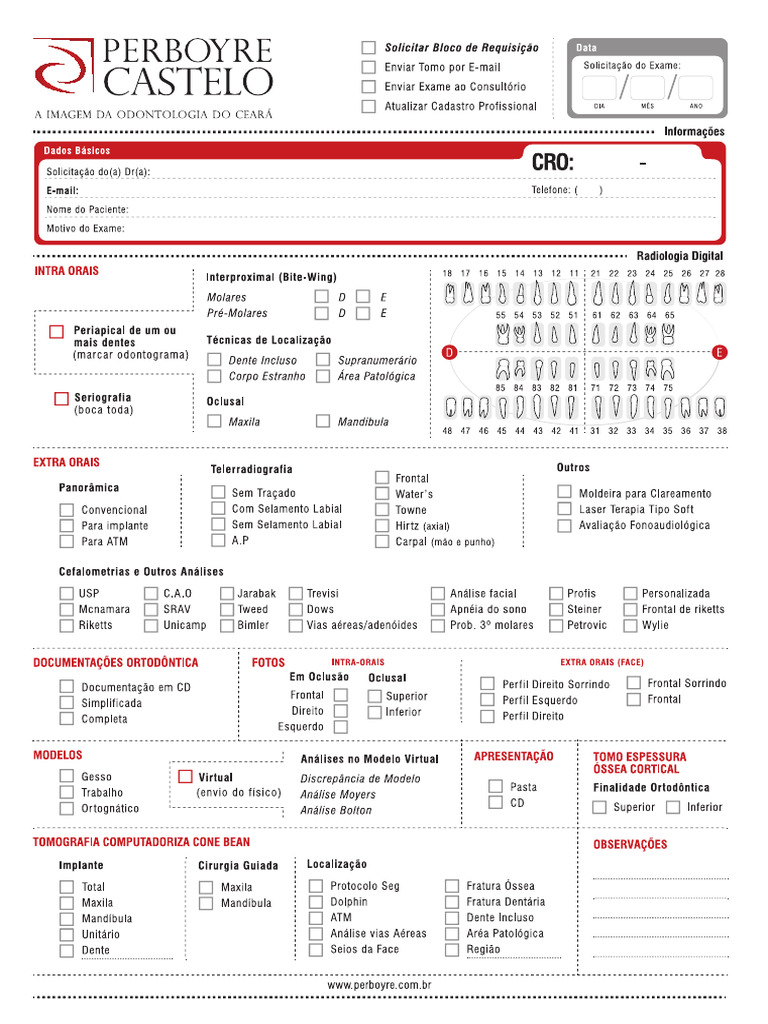 PerboyreCastelo RequisicaoExame v62 | PDF