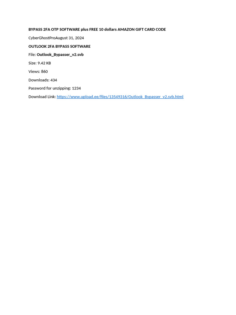Bypass 2fa Otp Software | PDF