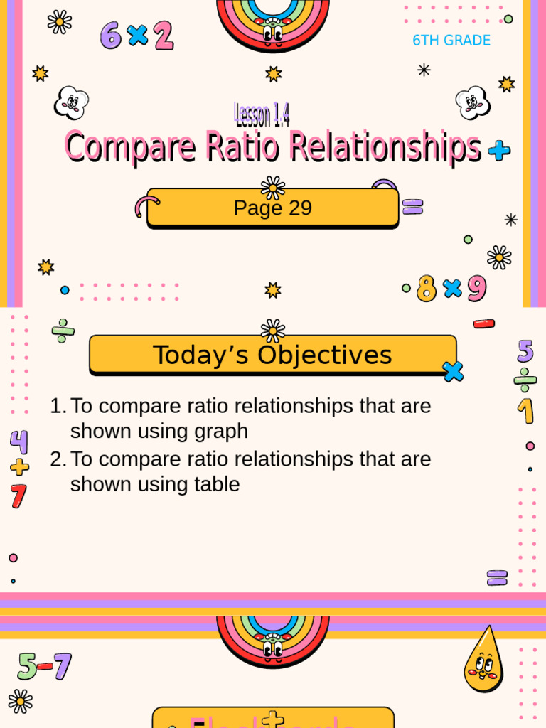 1.4 Compare Ratio Relationship | PDF