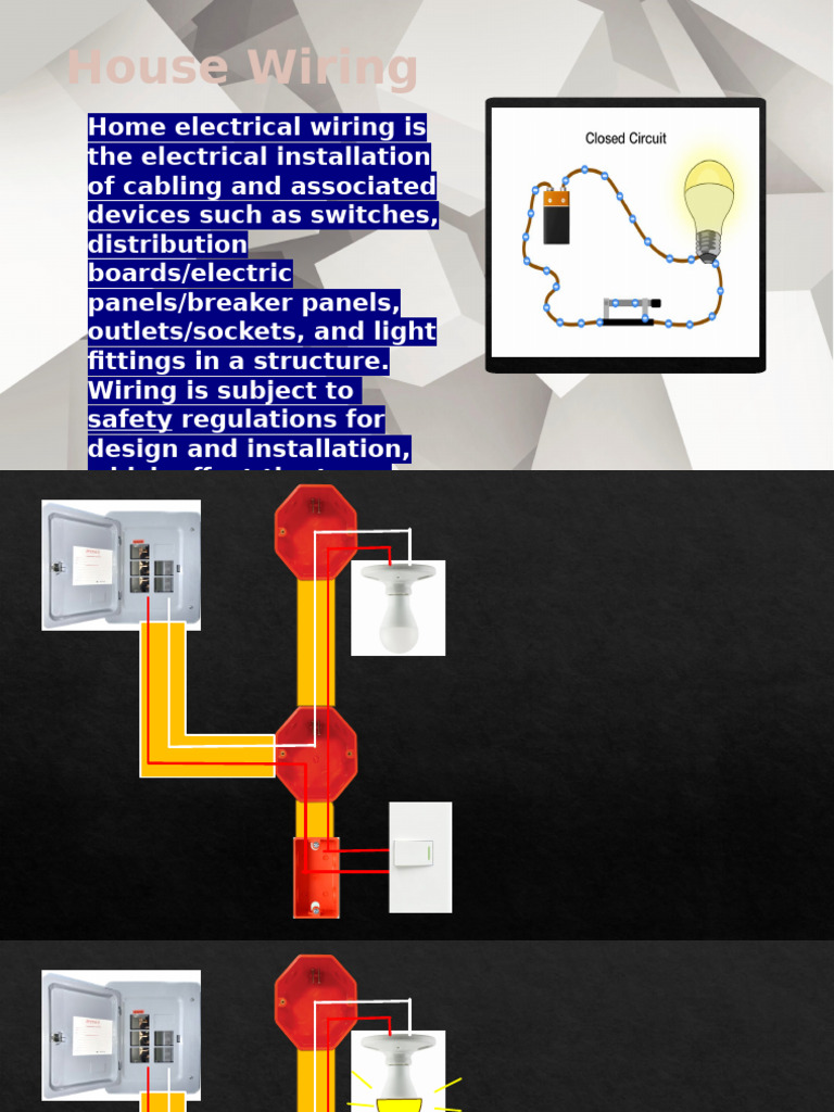 HOUSE Wiring | PDF | Electrical Wiring | Switch