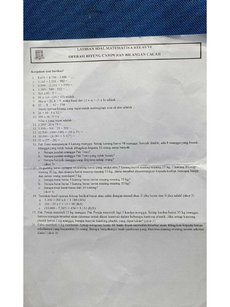 Latihan Soal Bab 2 | PDF