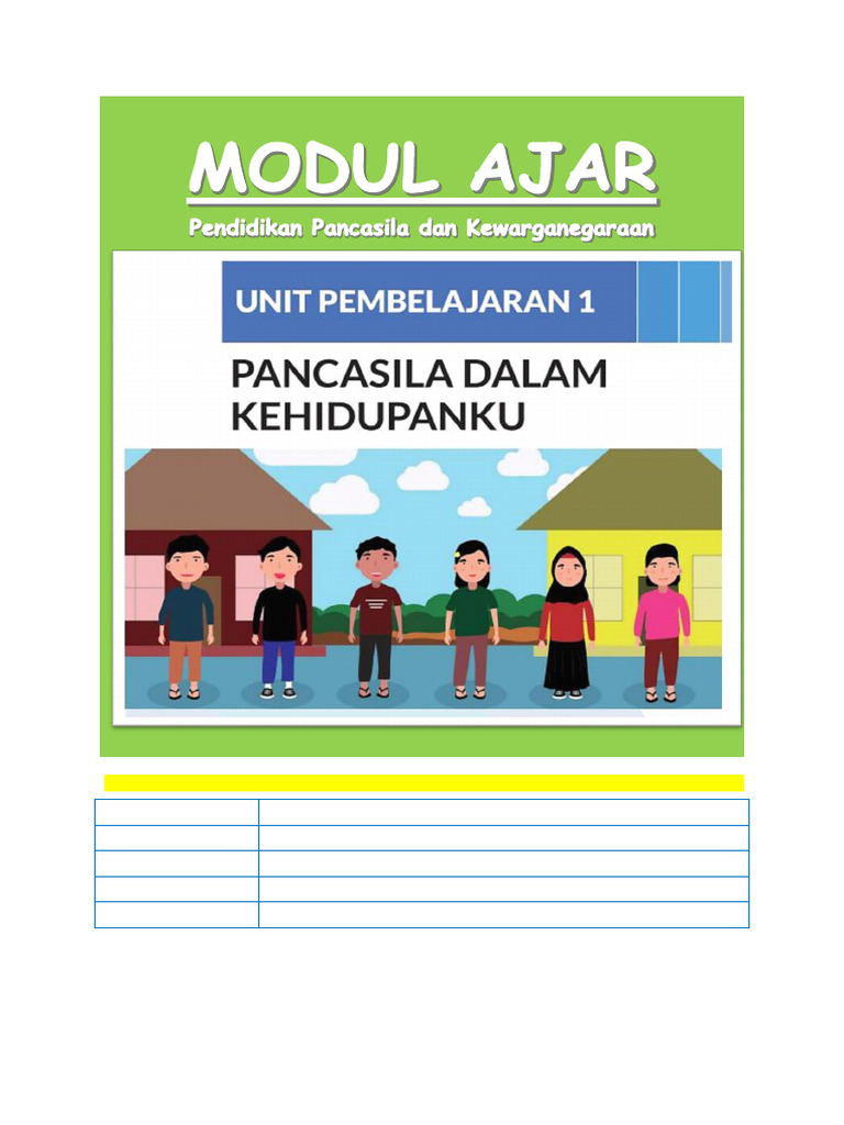 UNIT 1 PB 1 - MA PPKN Kls 5 | PDF