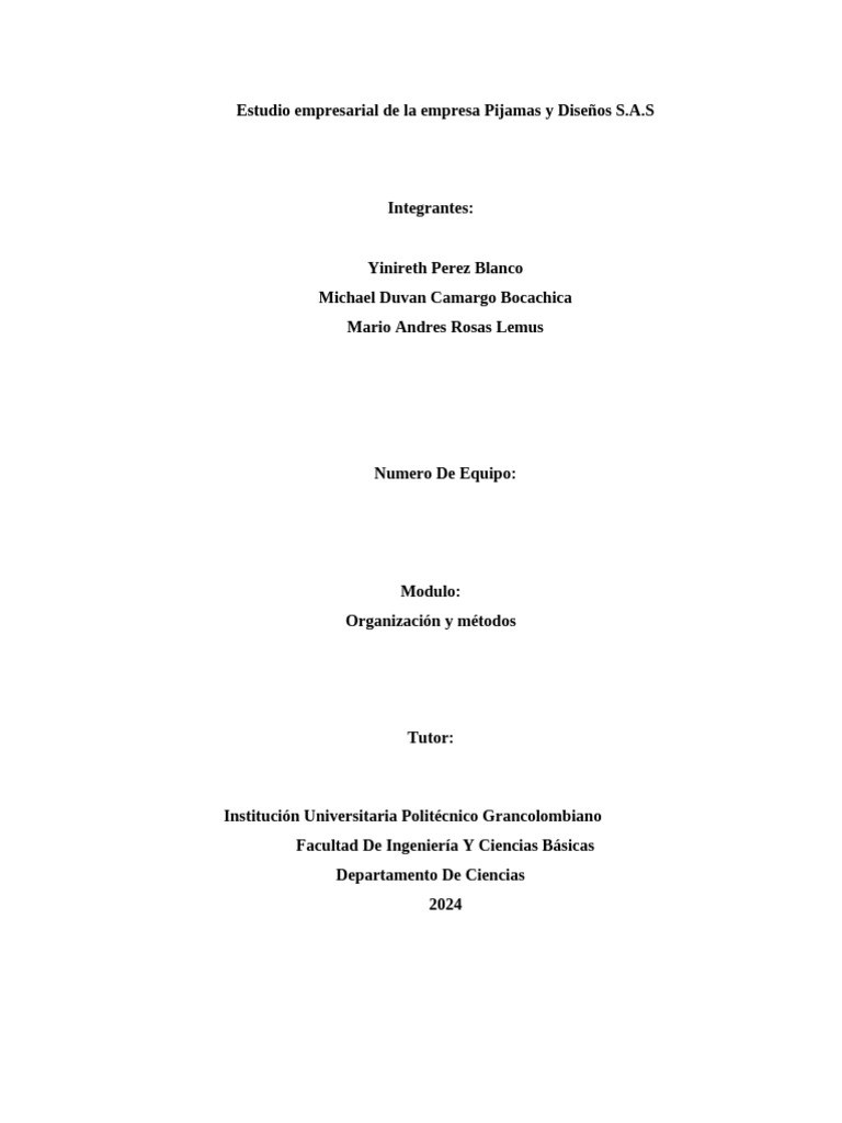 ORGANIZACION_Y_METODOS semana 7 | PDF