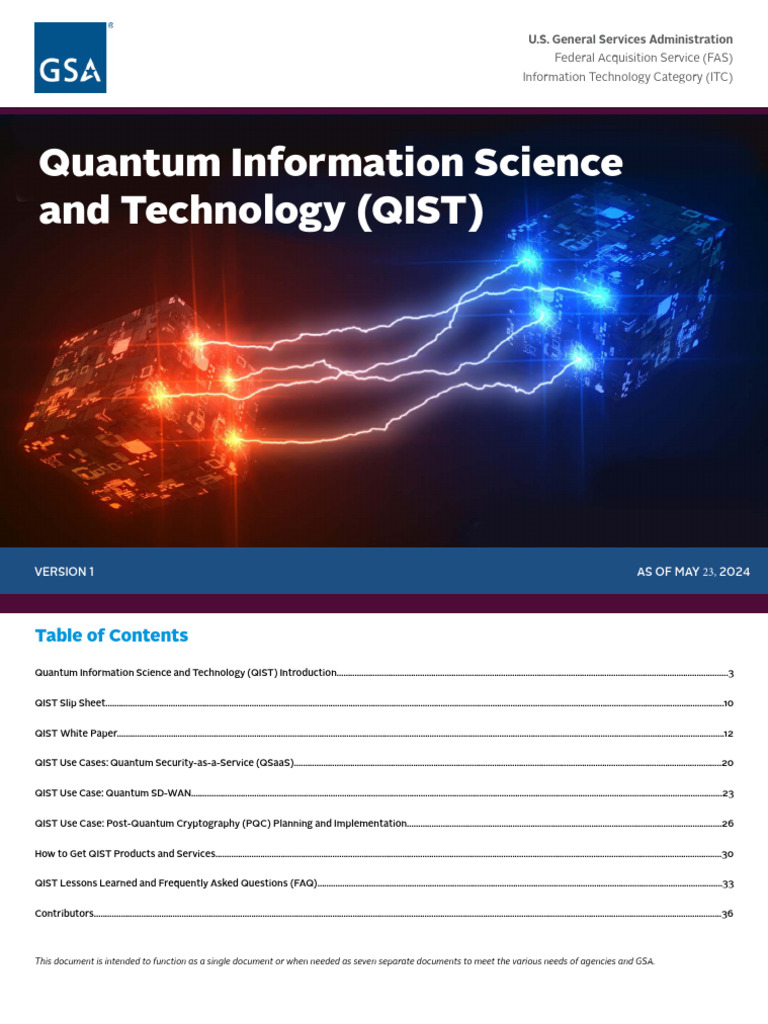 Quantum Information Science and Technology (QIST) | PDF | Encryption | Cryptography