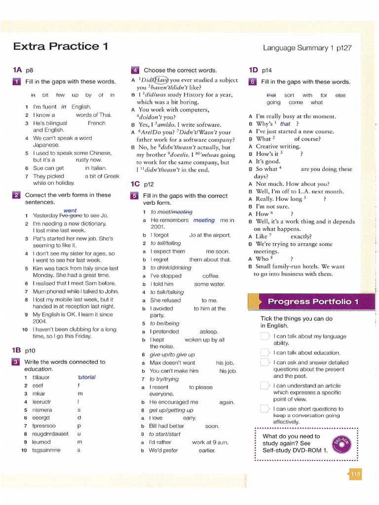 U1 TB ExtraPractice1 | PDF