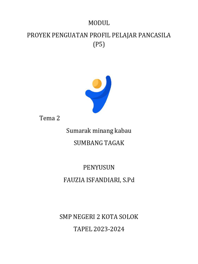 Modul P5 Sumbang Tagak | PDF