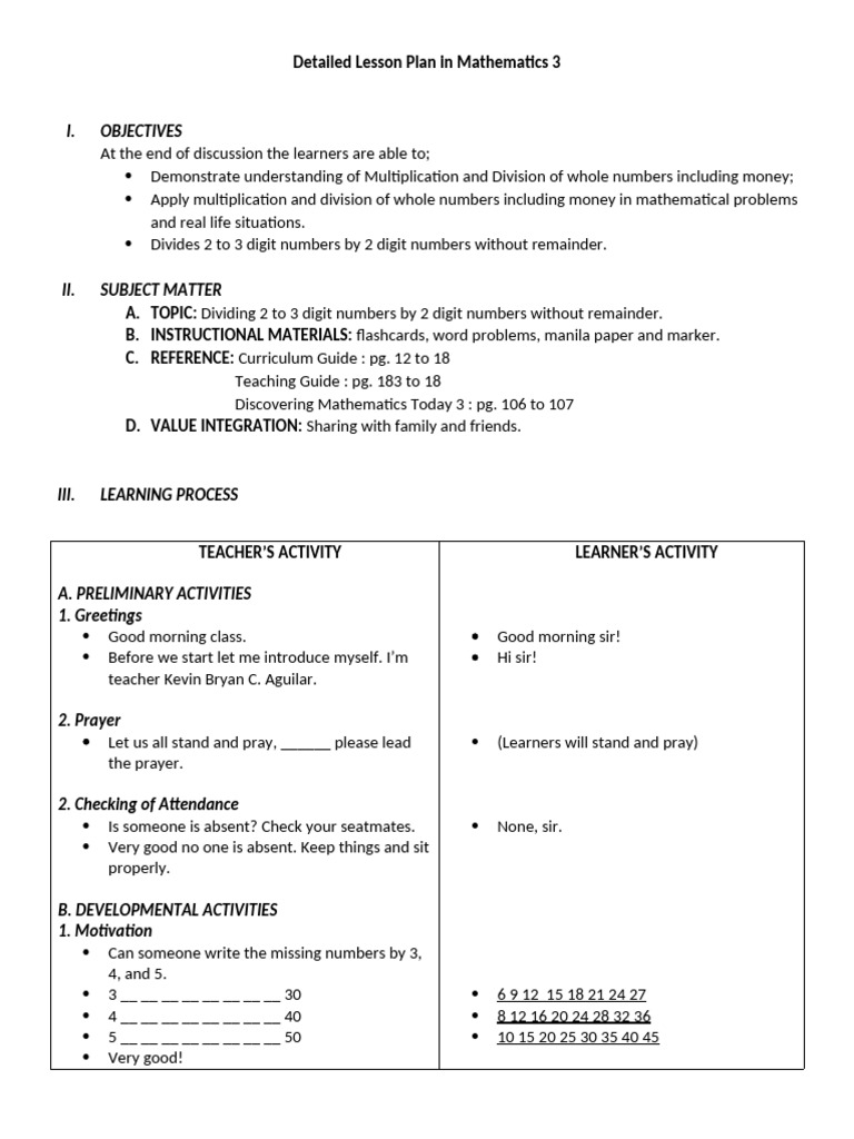 DLP in Mathematics 3 | PDF