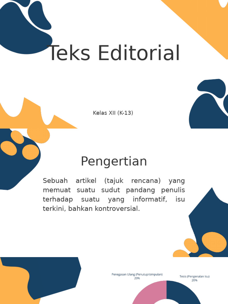 Teks Editorial (XII-K 13) - 20231119 - 184118 - 0000 | PDF