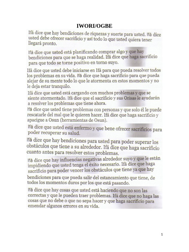2 Iwori-Ogbe | PDF