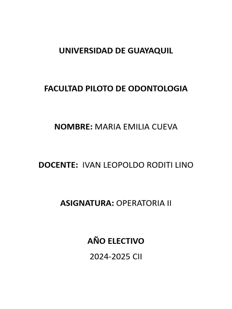 Operatoria 2 Maria Emilia Cueva | PDF