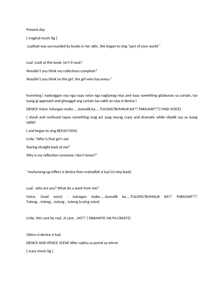 Final Script | PDF