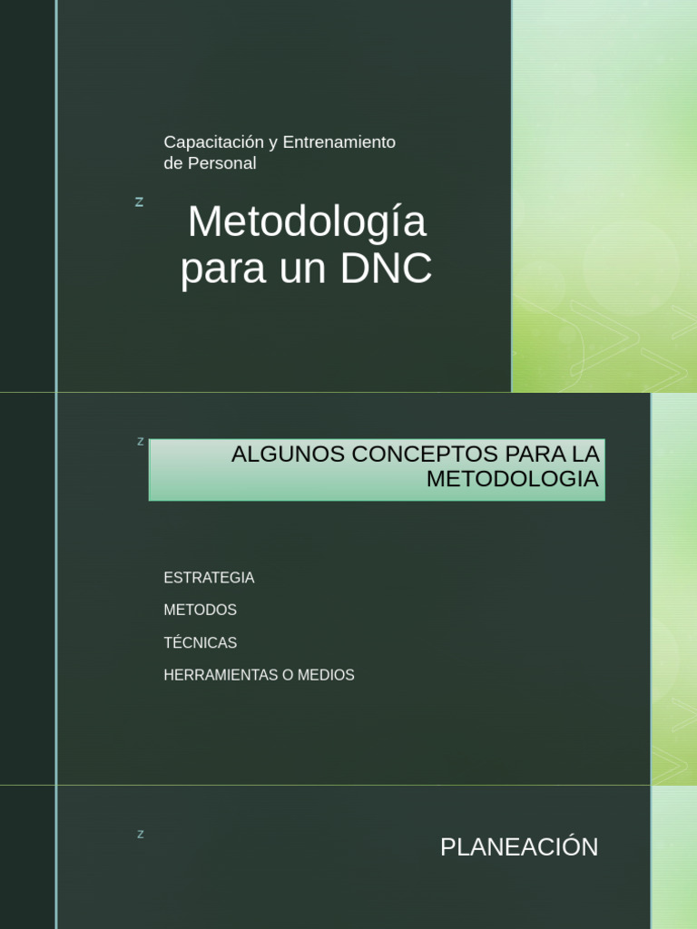 Técnicas para El DNC | PDF