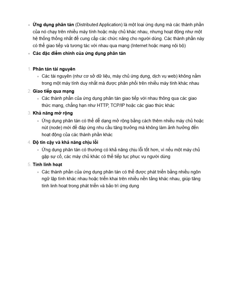 Distributed Application | PDF