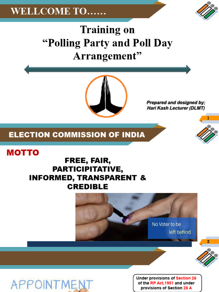 Pollig Party & Poll Day Arrangement | PDF