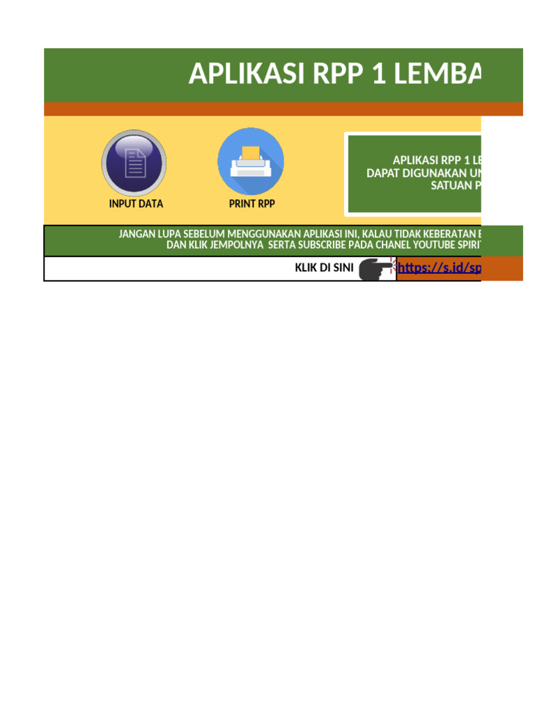 Aplikasi - RPP - 1 - Lembar PKK | PDF