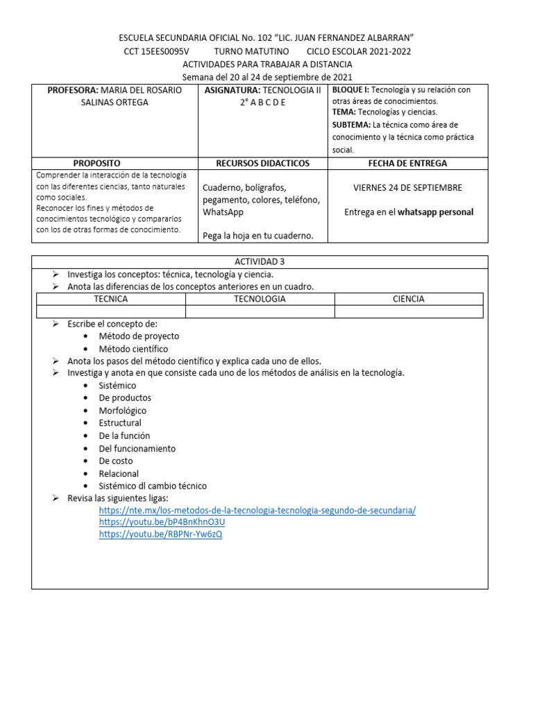 Actividad 3 Tec.II | PDF