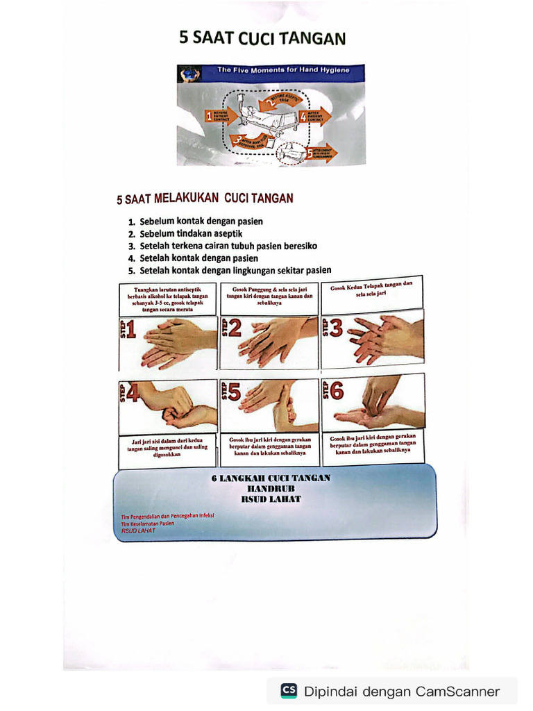 5 MOMENT CUCI TANGAN | PDF