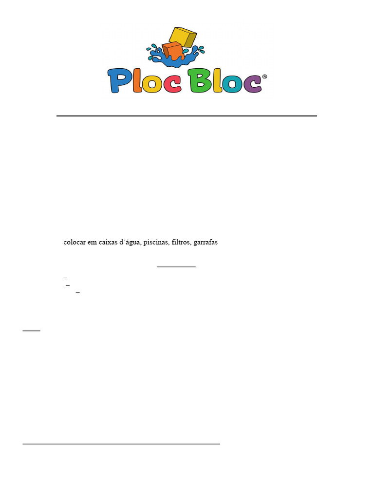 O Explicativo Do Ploc Bloc Pdf