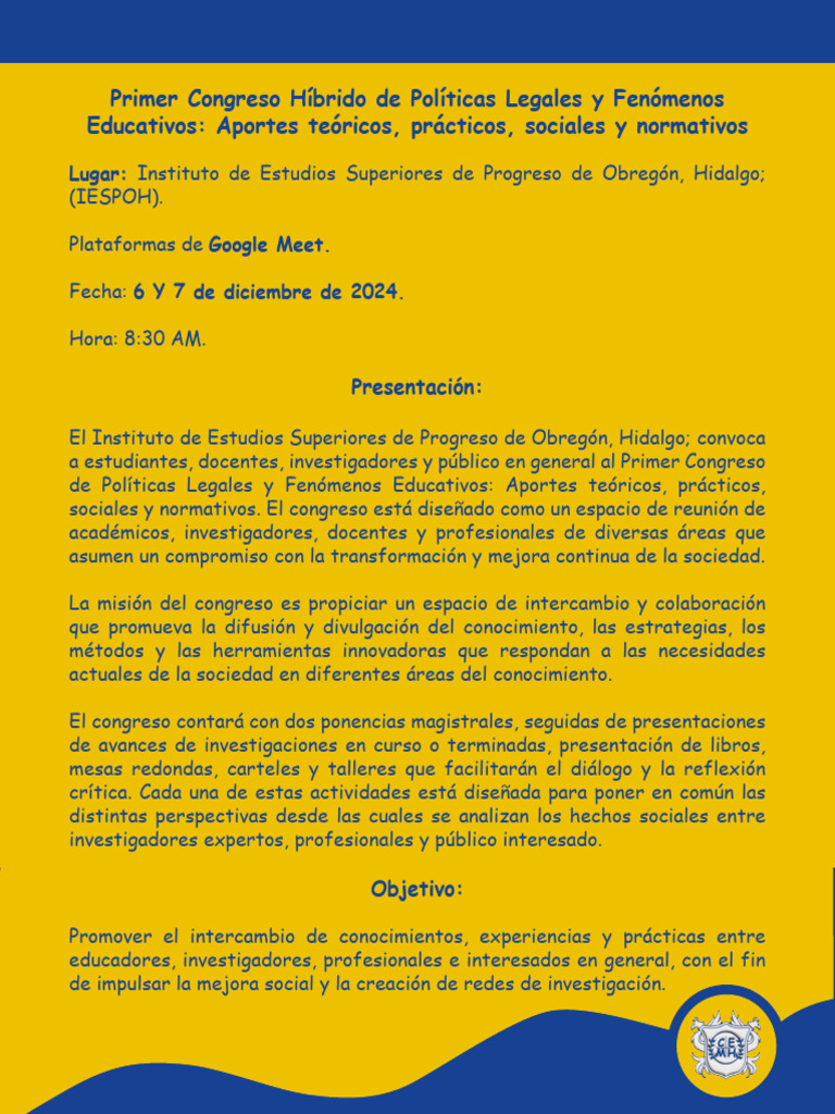 Congreso IESPOH END | PDF