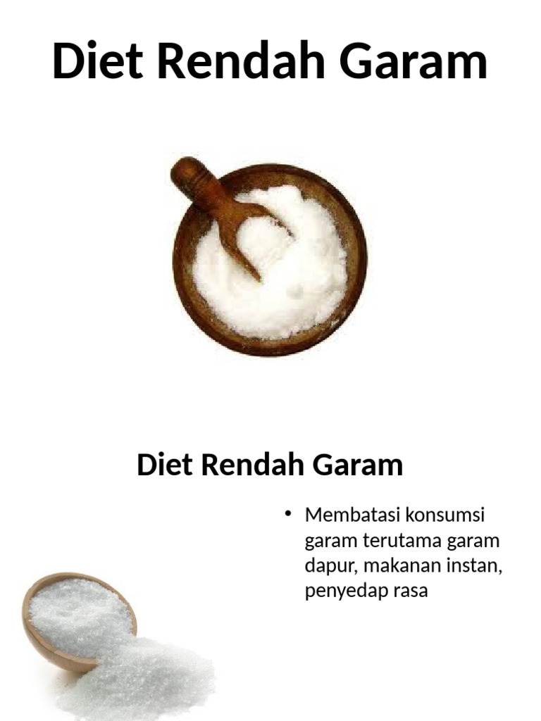 Diet Rendah Garam | PDF