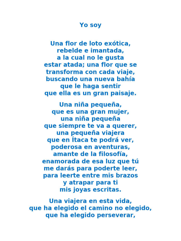 Yo Soy Jazmin Robles | PDF