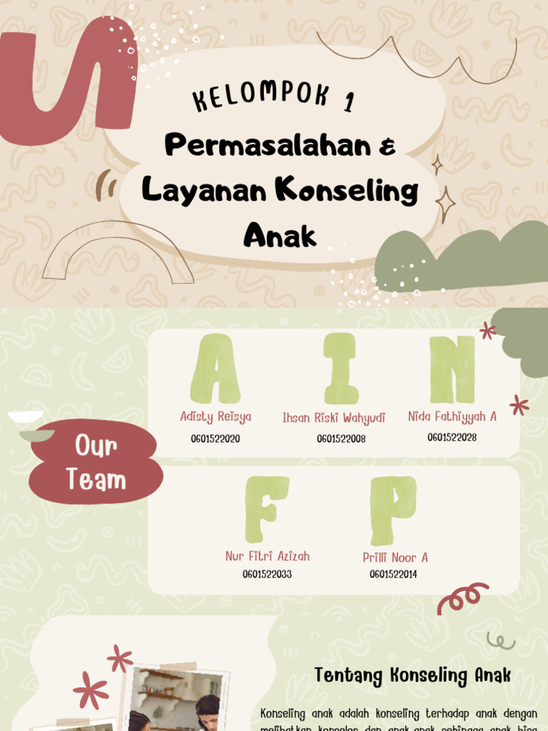 Kel 1 - Konseling Anak Dan Remaja - 20231012 - 225630 - 0000 | PDF