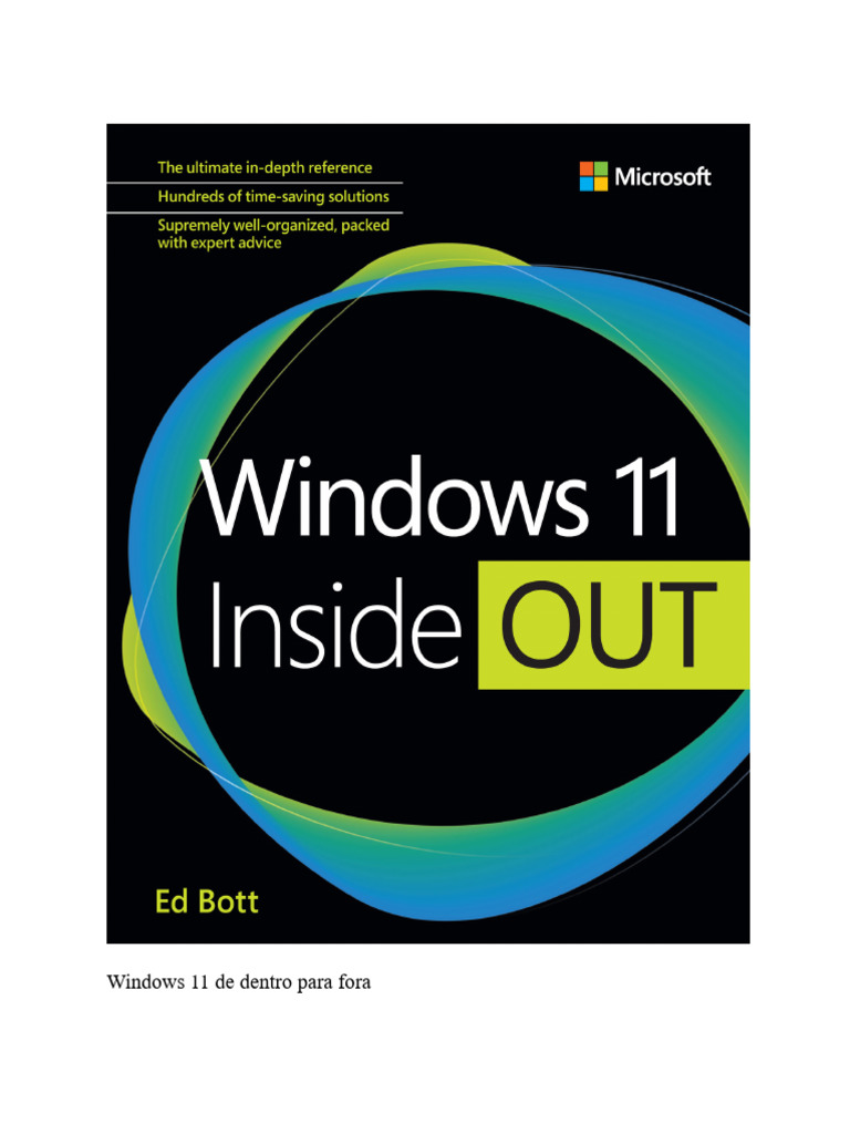 Windows 11 de Dentro para Fora (Traduz.) Ed Bott | PDF