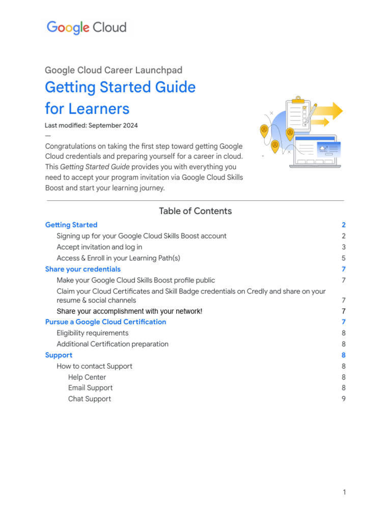 Googlecloud Careerlaunchpad Student Guide | PDF | Computing | Cyberspace