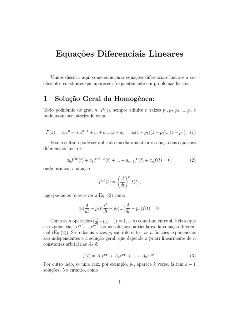 Diff Equations | PDF