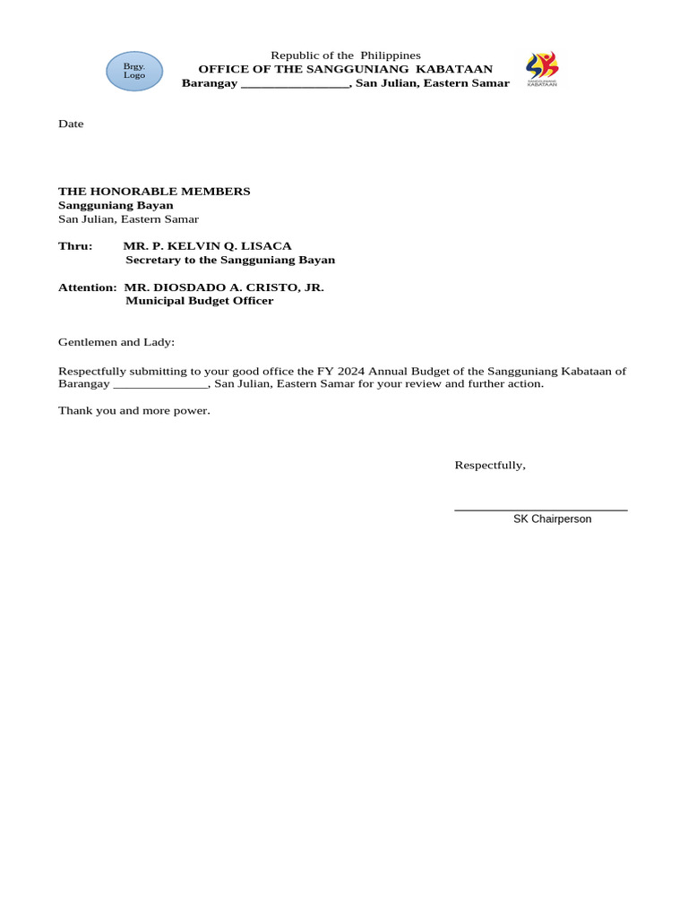 SK Aip and Budget 2024 | PDF