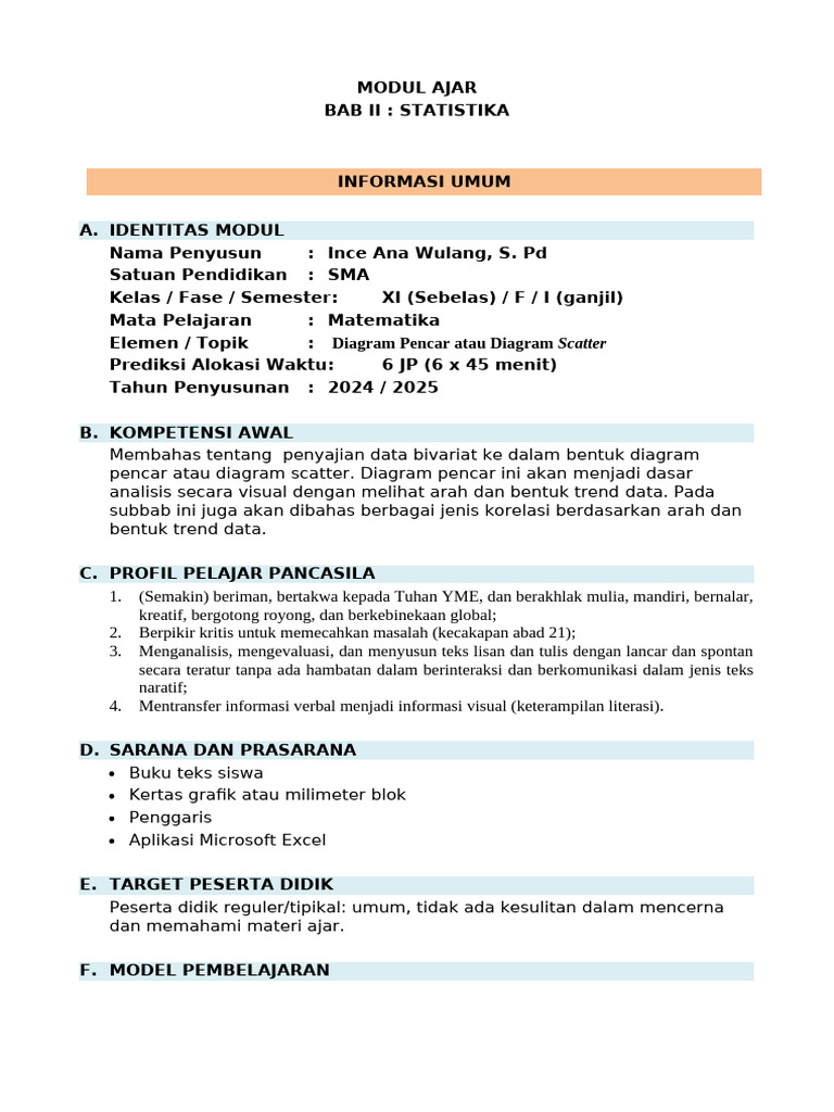Modul Ajar | PDF