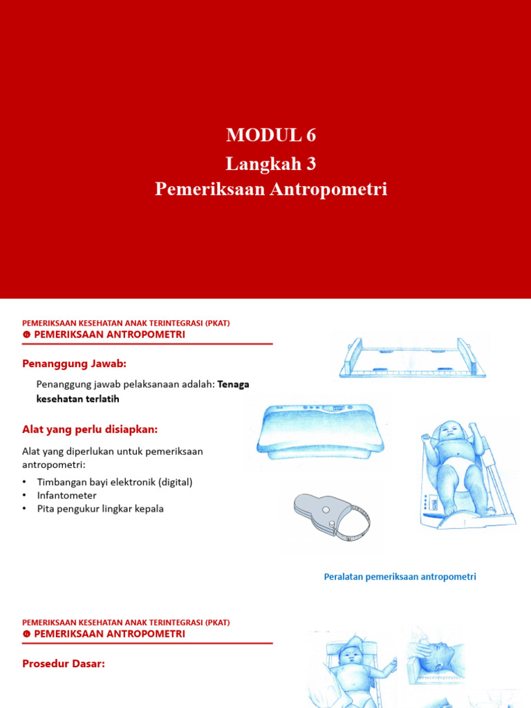 MODUL 6 Antropometri Project PKAT | PDF