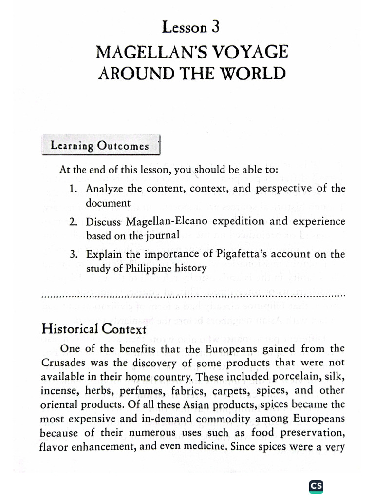 Magellans Voyage Around The World | PDF