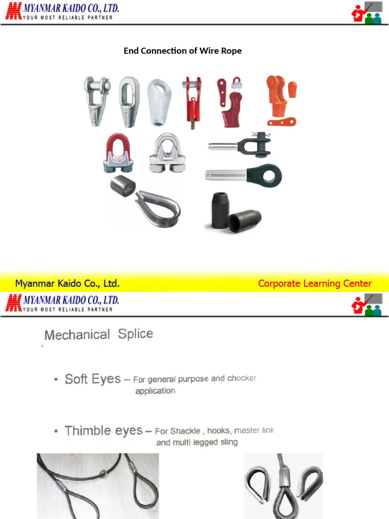3.end Connection of Wire Rope | PDF