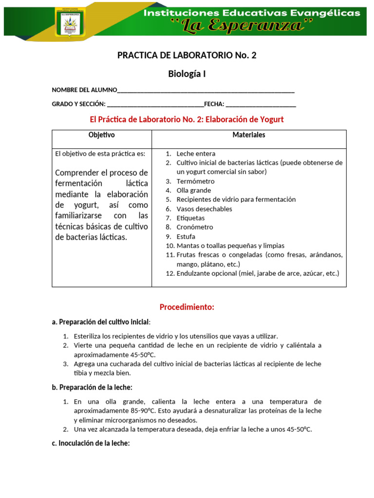 Folleto Laboratorio Practica Bio 2024 | PDF