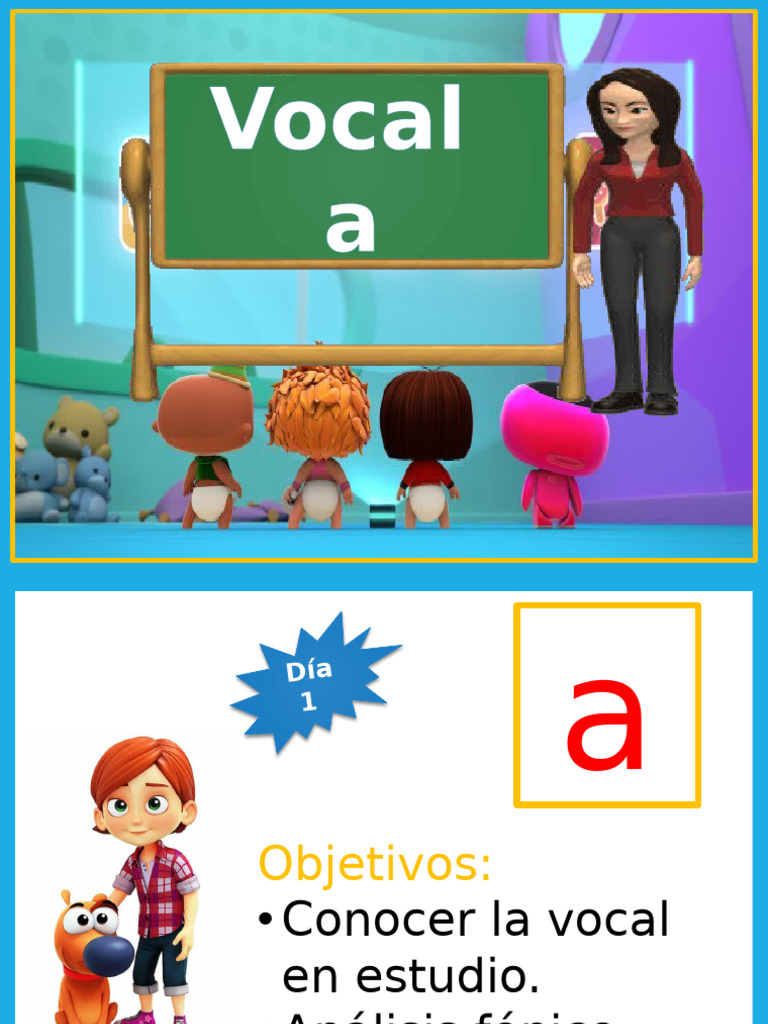 Actividades para Aprender la Vocal A | PDF