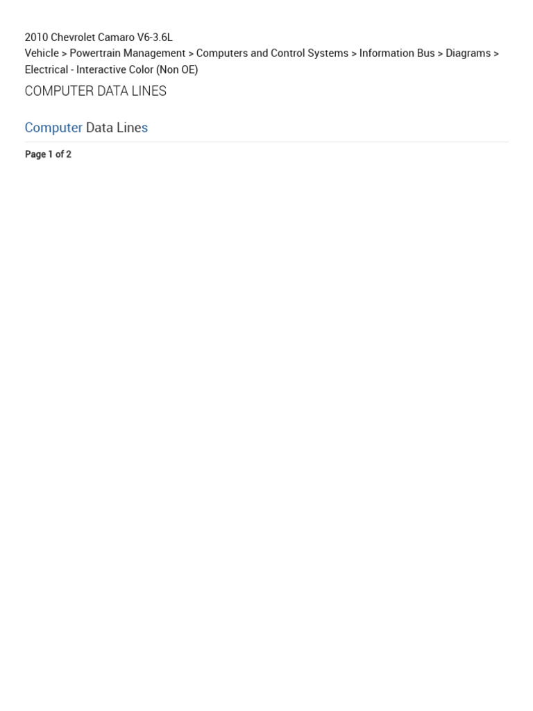 Computer Data Lines (Information Bus) | PDF