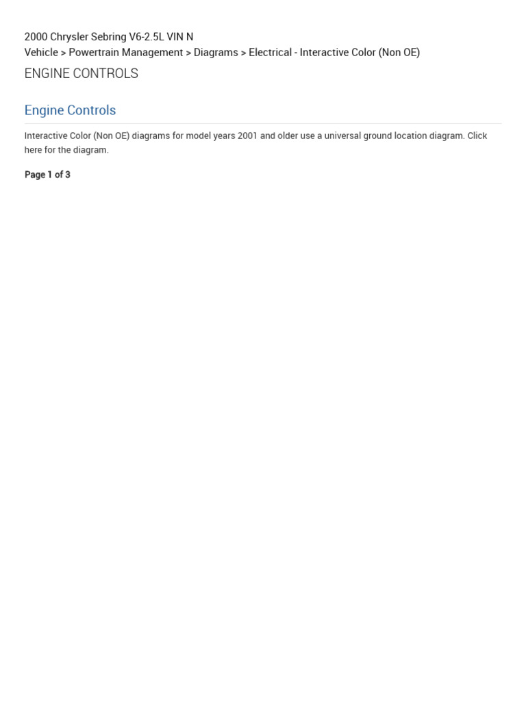Engine Controls (Powertrain Management) | PDF