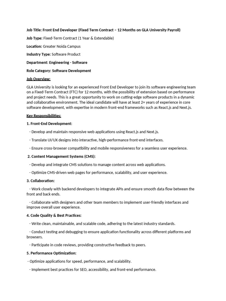 JD Software Development FTC | PDF