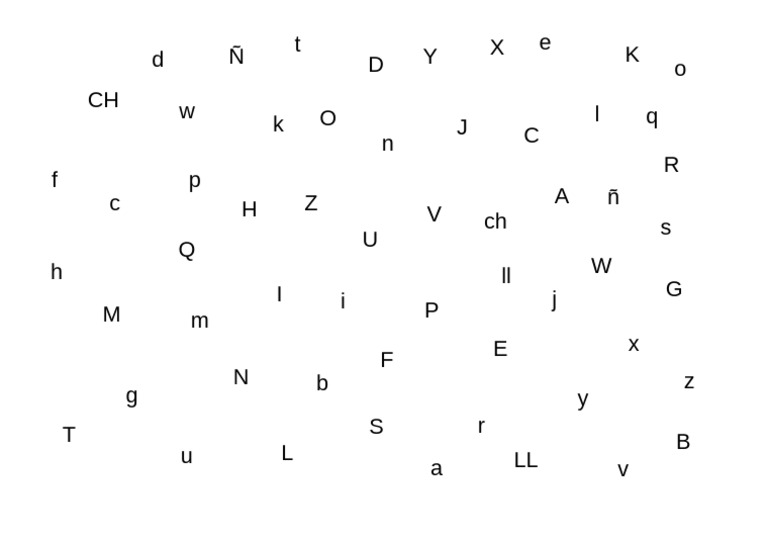 Letras Mezcladas | PDF
